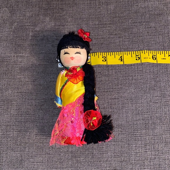 Hand Crafted | Other | Handmade Wooden Chinese Doll With Hand Painted ...